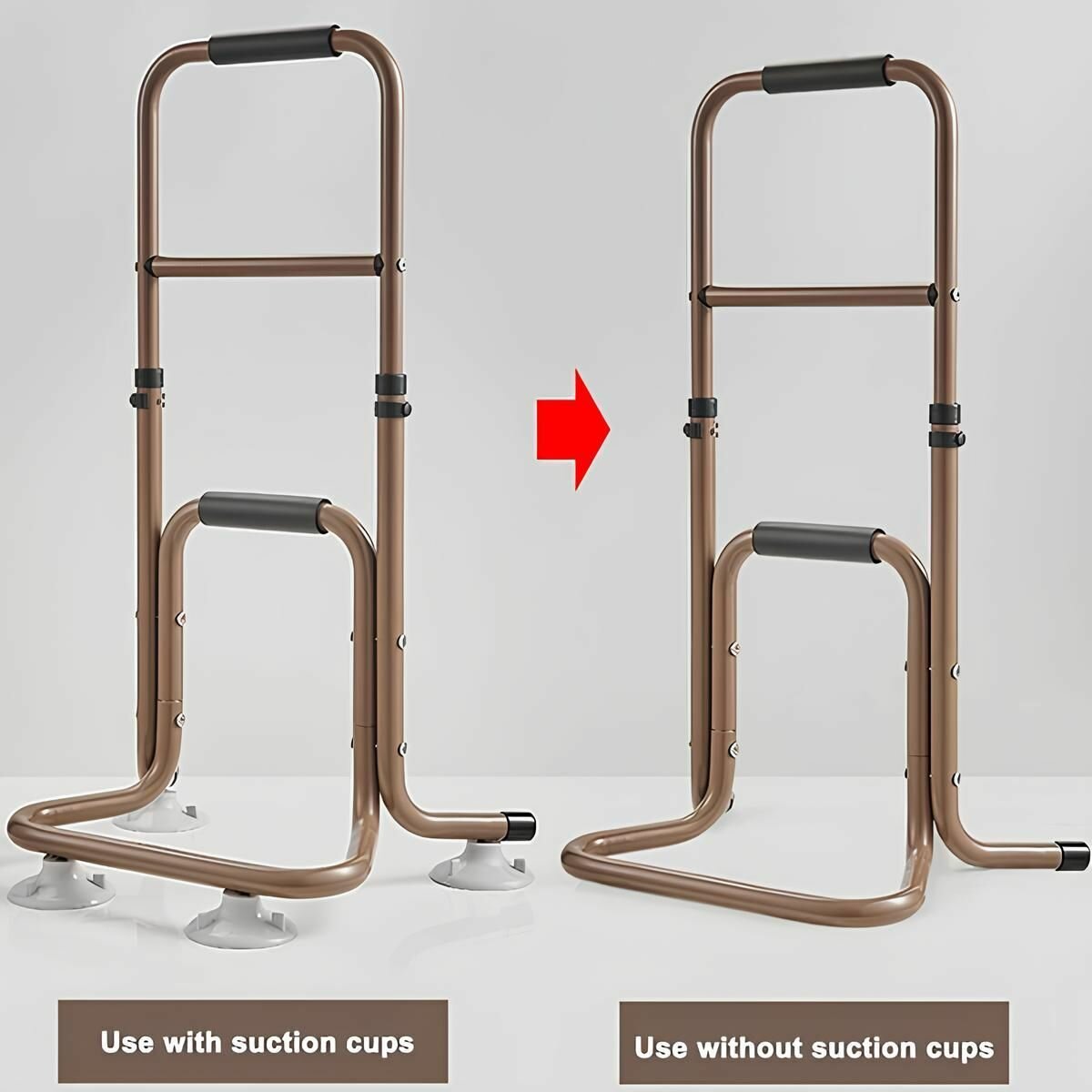 Поручень для ванной на присосках, ручка для туалета для пожилых и инвалидов, опора для вставания