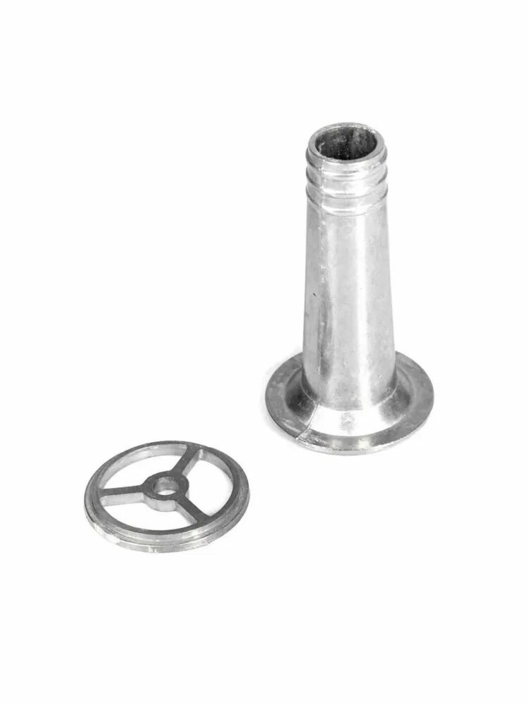 Насадка для ручных и электрических мясорубок диаметром 52-54 мм для приготовления колбас