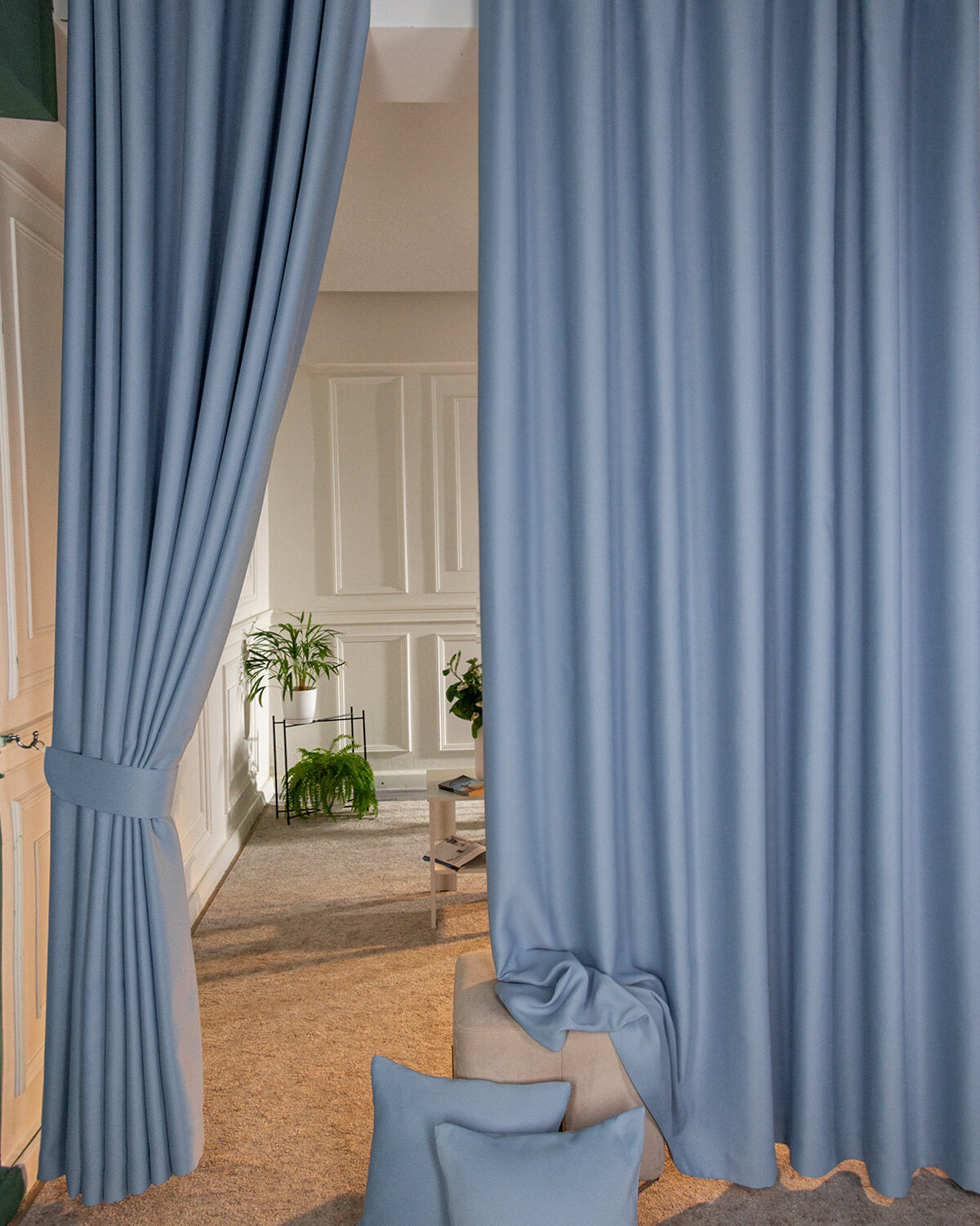 Шторы блэкаут матовые 200х280 (2 шт), Erika Home (Evrika Home)