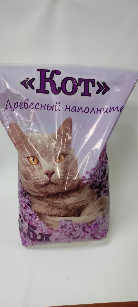Древесный наполнитель " Кот" 3,5 л