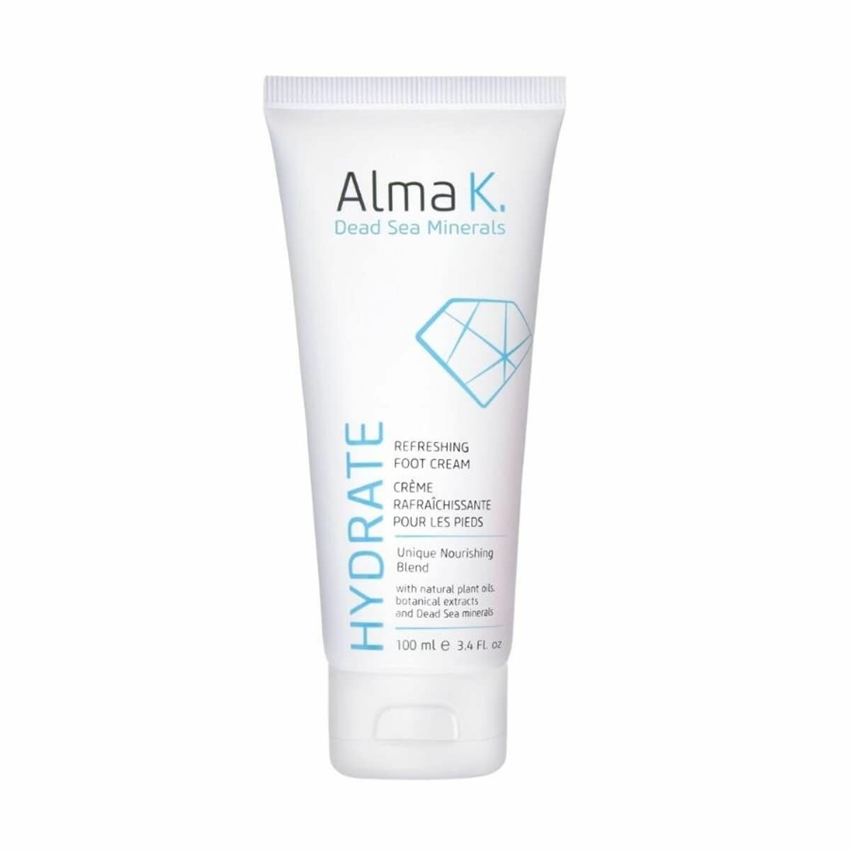Крем для ног ALMA K. Refreshing Foot Cream увлажняющий 100 мл для ухода за кожей ног
