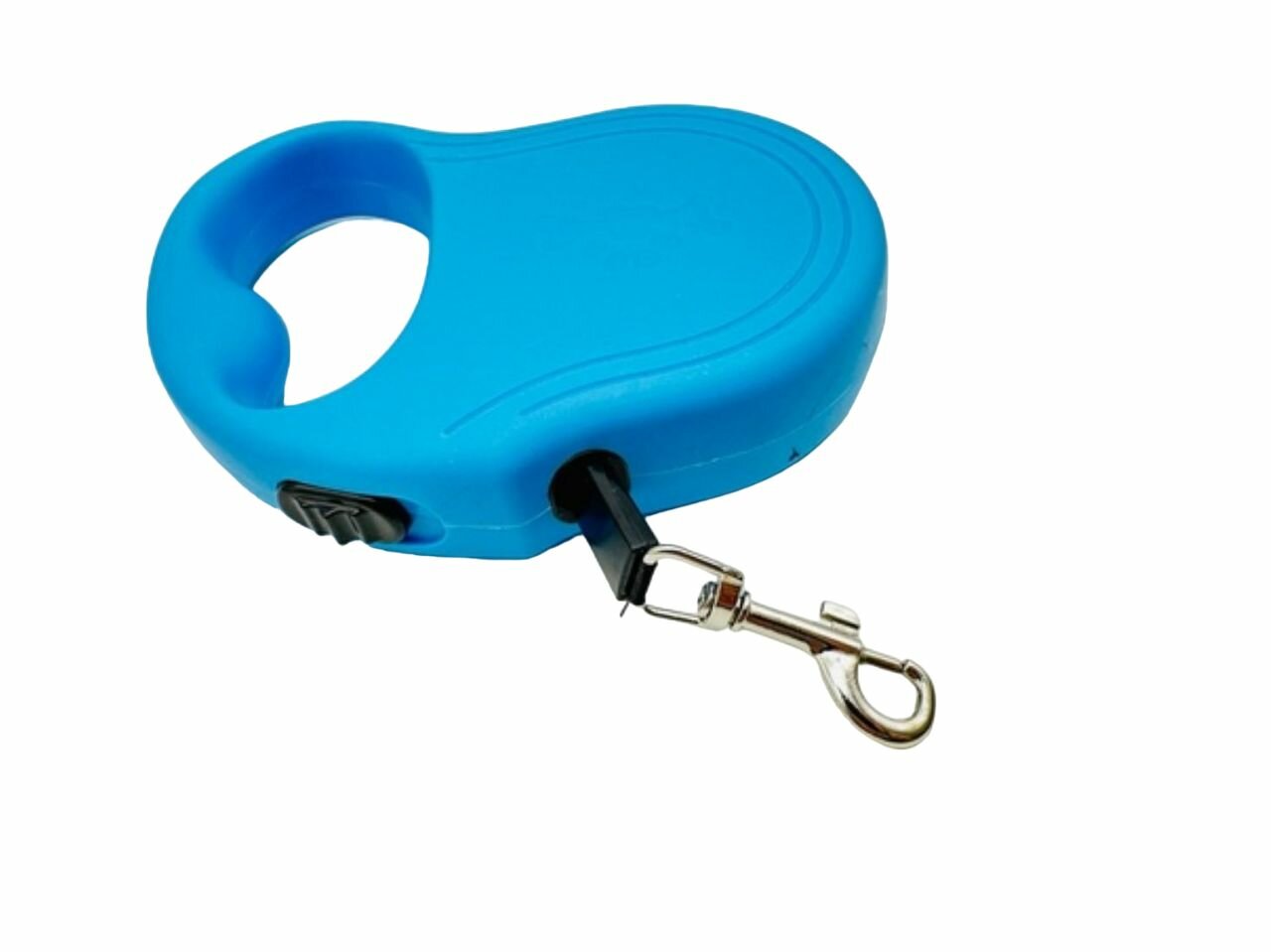 Поводок- рулетка для собак "Веселый Песик" XS 5 метров, синий