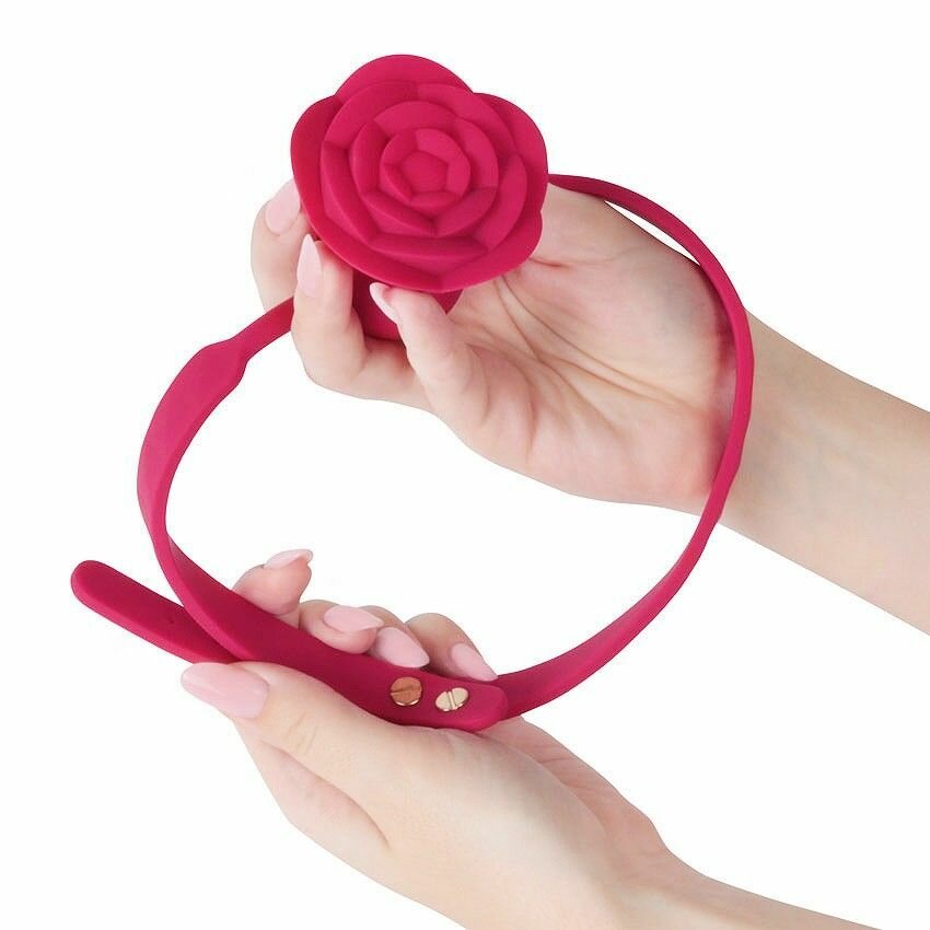 Виброкляп Blazing Rose, S-HANDE, аксессуар бдсм, розовый