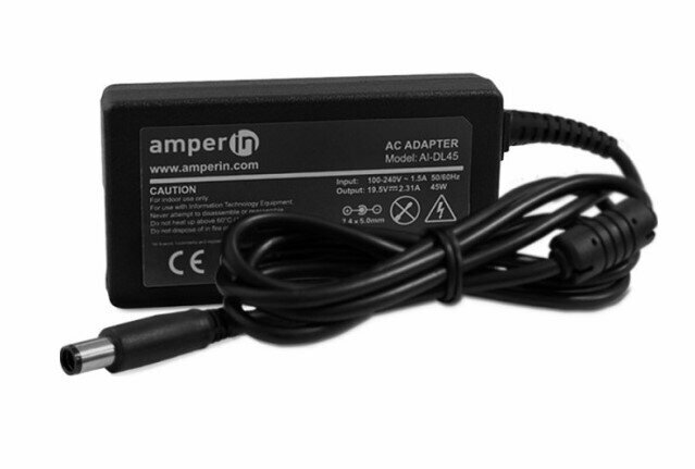 Блок питания (сетевой адаптер) Amperin AI-DL45 для ноутбуков Dell 19.5V 2.31A 45W 7.4pin