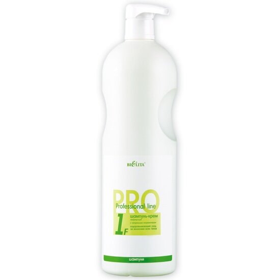 Шампунь-крем с натуральным кондиционером Белита PRO Кефирный 1 л