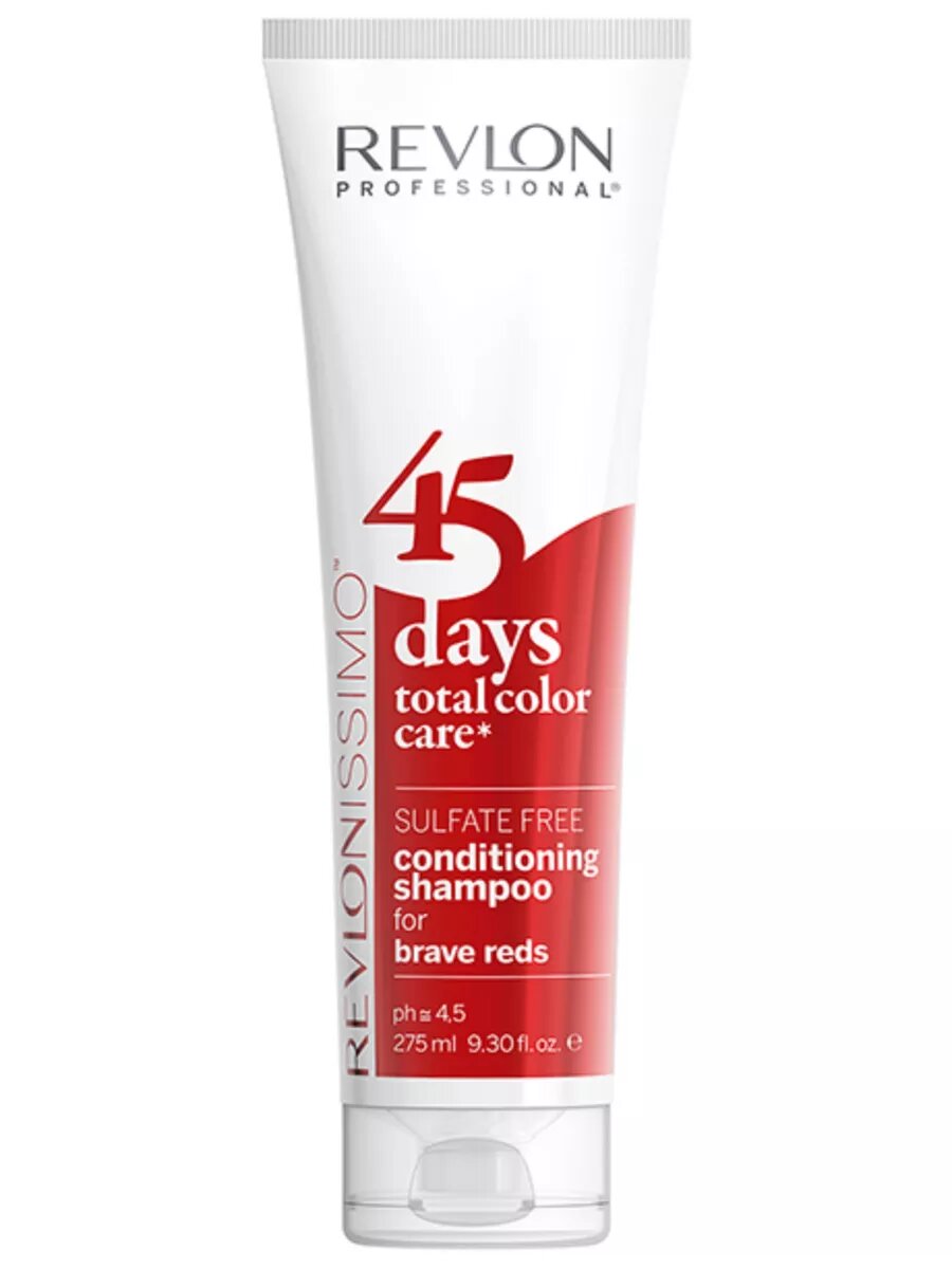 Revlon BRAVE REDS - Шампунь-Кондиционер для красных оттенков 275мл