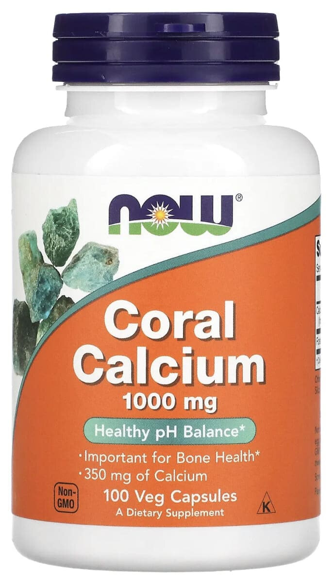 NOW Foods Coral Calcium 1000 мг 100 капсул