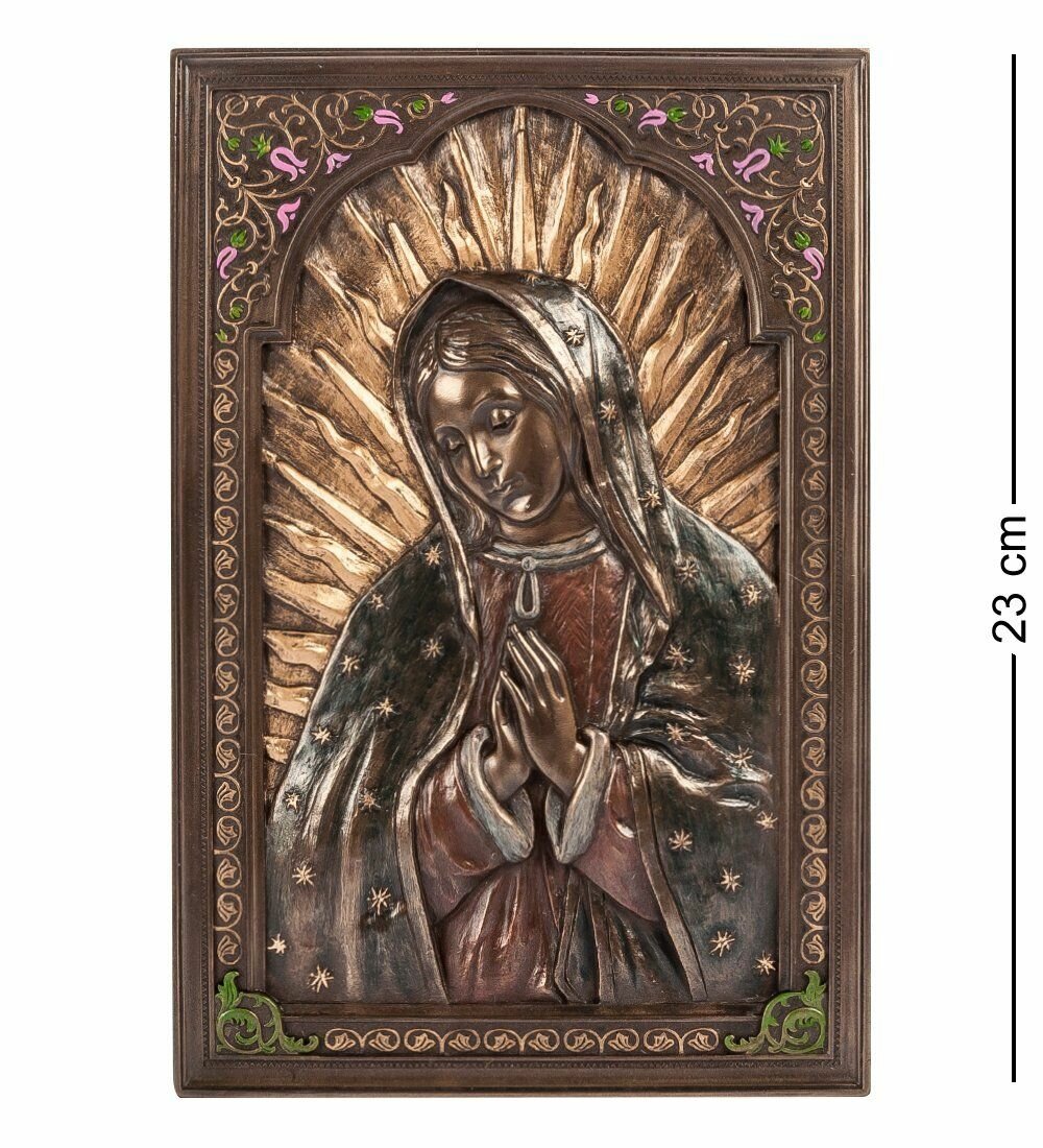Статуэтка-панно 'Дева Мария Гваделупская'