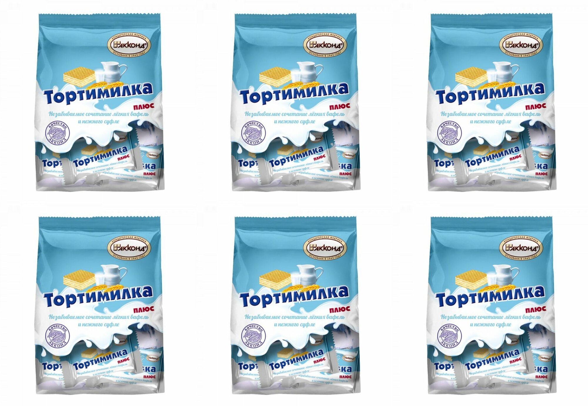 Акконд Десерт Тортиплюс,200 г,6 шт