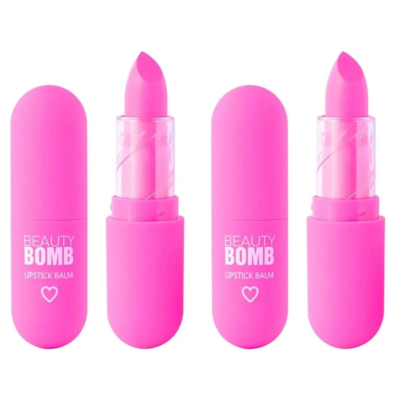 Помада-бальзам для губ Beauty Bomb Color Lip Balm тон 01, фуксия , 4 г, 2 шт