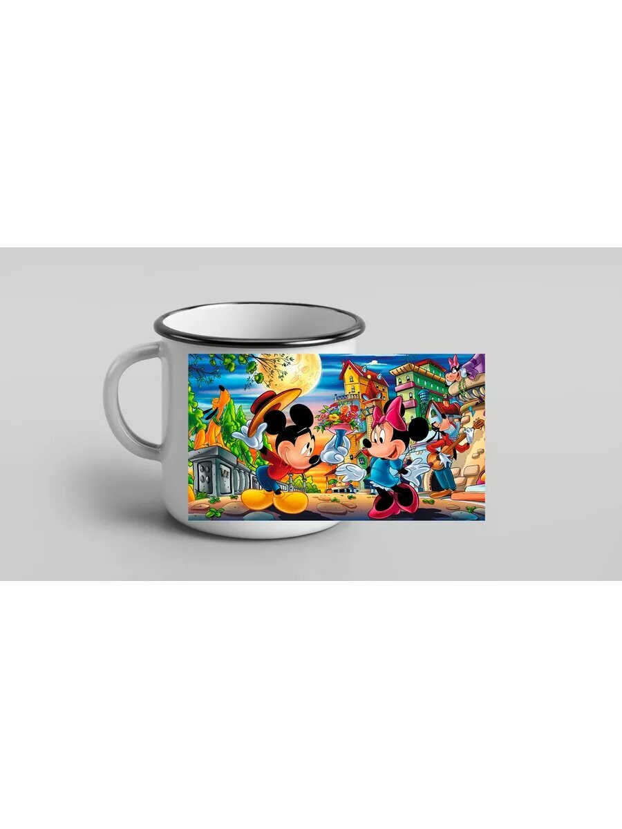 Кружка металлическая Микки Маус, Mickey Mouse