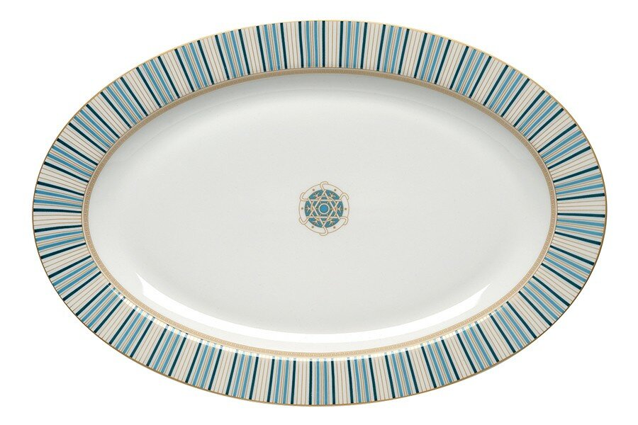Блюдо овальное Liberty, 36х24 см (Pozzi Milano 1876, Италия)