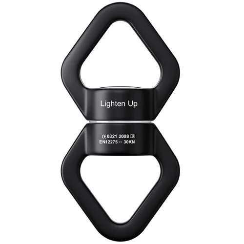 Поворотный карабин из алюминиевого сплава 30 kN Черный, 01