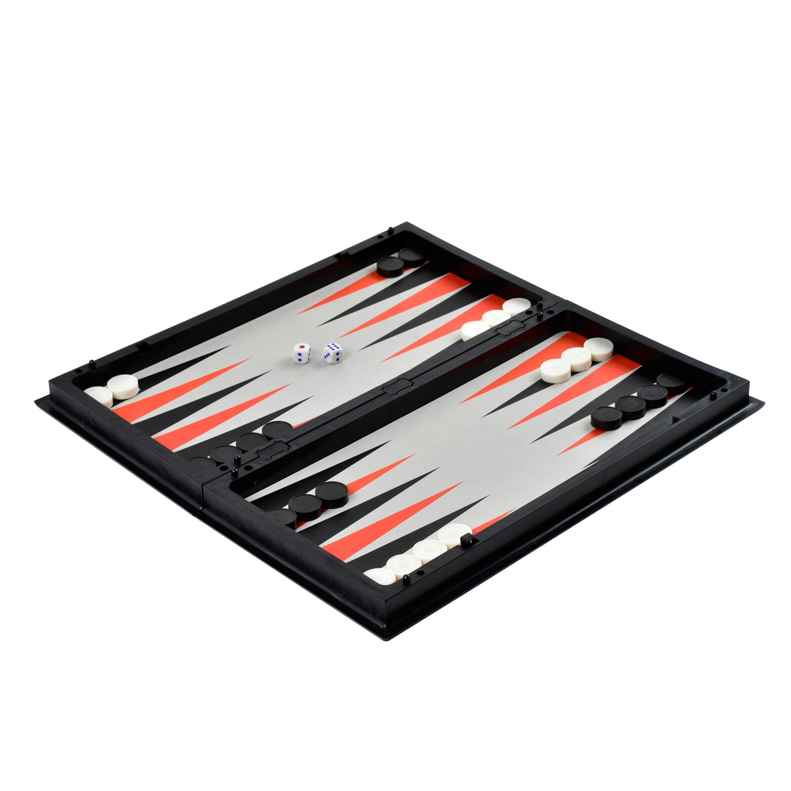 Набор 3 в 1 (шашки, шахматы, нарды) CLIFF магнит-пластик 3214М