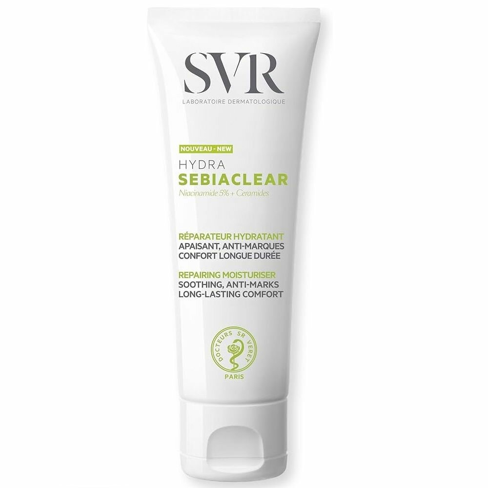 Увлажняющий крем-уход SVR Себиаклир Гидра для проблемной и обезвоженной кожи 40 мл