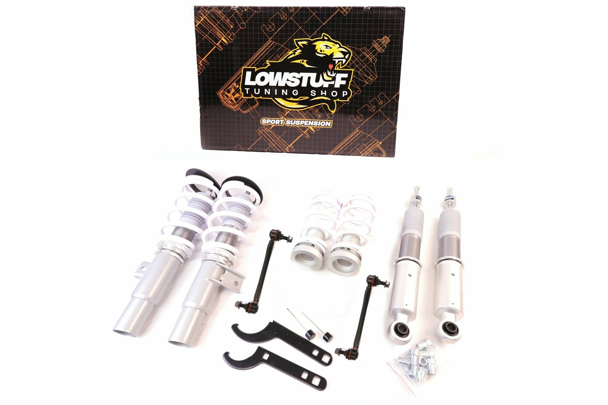 Винтовая подвеска Audi A3 8V, Skoda Octavia A7, VW Golf 7 Seat Leon 5F стойка 50мм балка фултап койловеры с регулировкой высоты и жесткости LOWSTUFF EVO-4 LSCSVW084