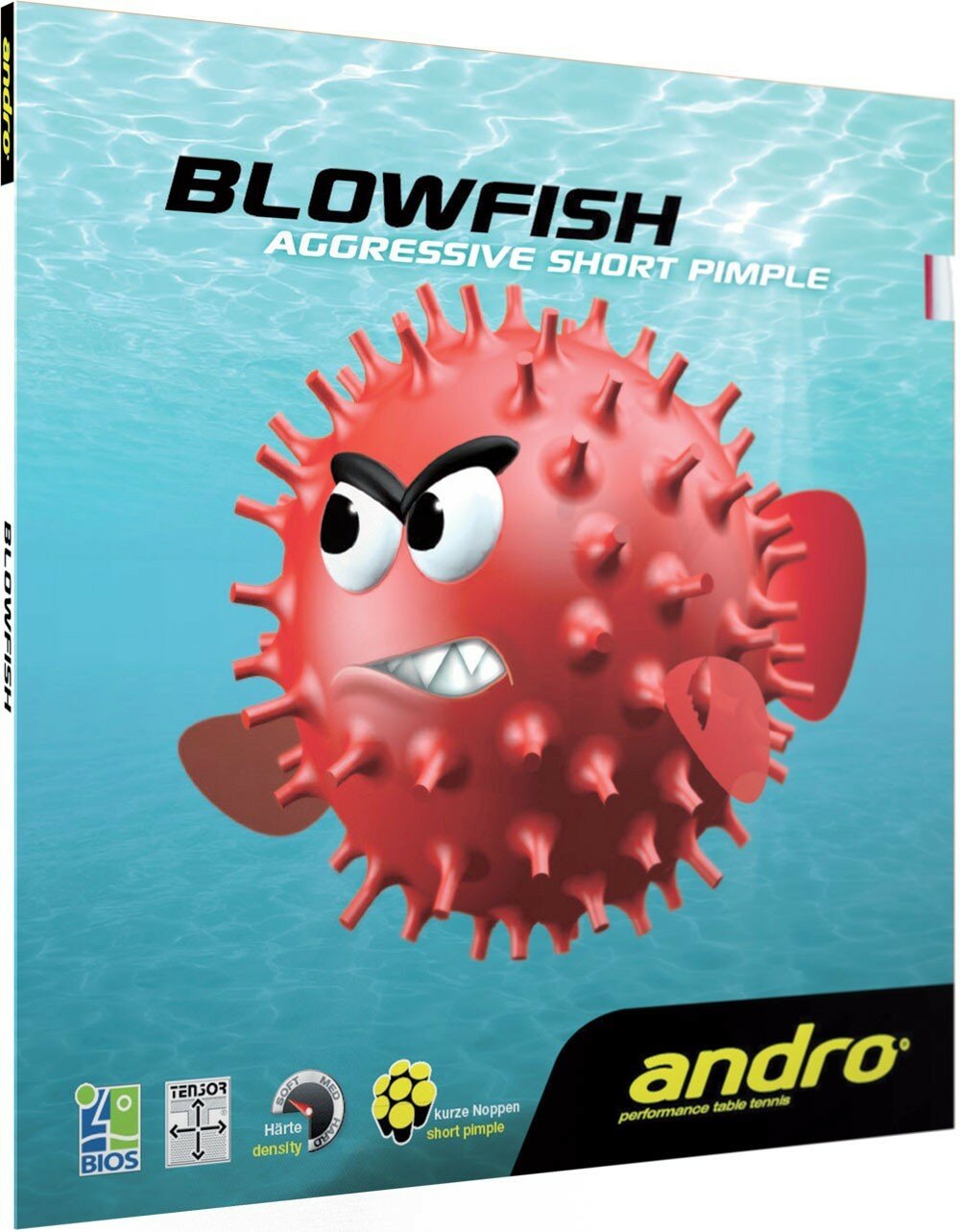 Накладка для ракетки Andro Blowfish 2.0 red