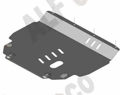 Защита ALFeco картера двигателя и кпп для FAW Besturn X40 2019- V-all (сталь 2 мм) арт. ALF4704st