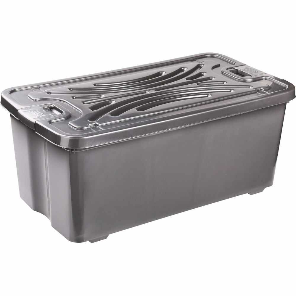 ЗПИ «Альтернатива» Контейнер "Эконом" 75л прямоугольный с крышкой М7359