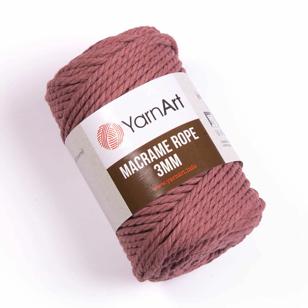 Пряжа YarnArt Macrame rope 3 mm (1 моток) 792 амарант
