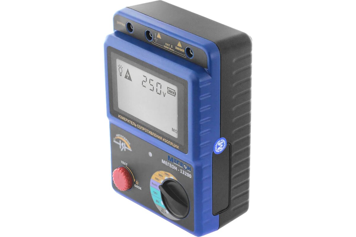 Мегеон Измеритель сопротивления изоляции (мегаомметр) 13200 к0000011555