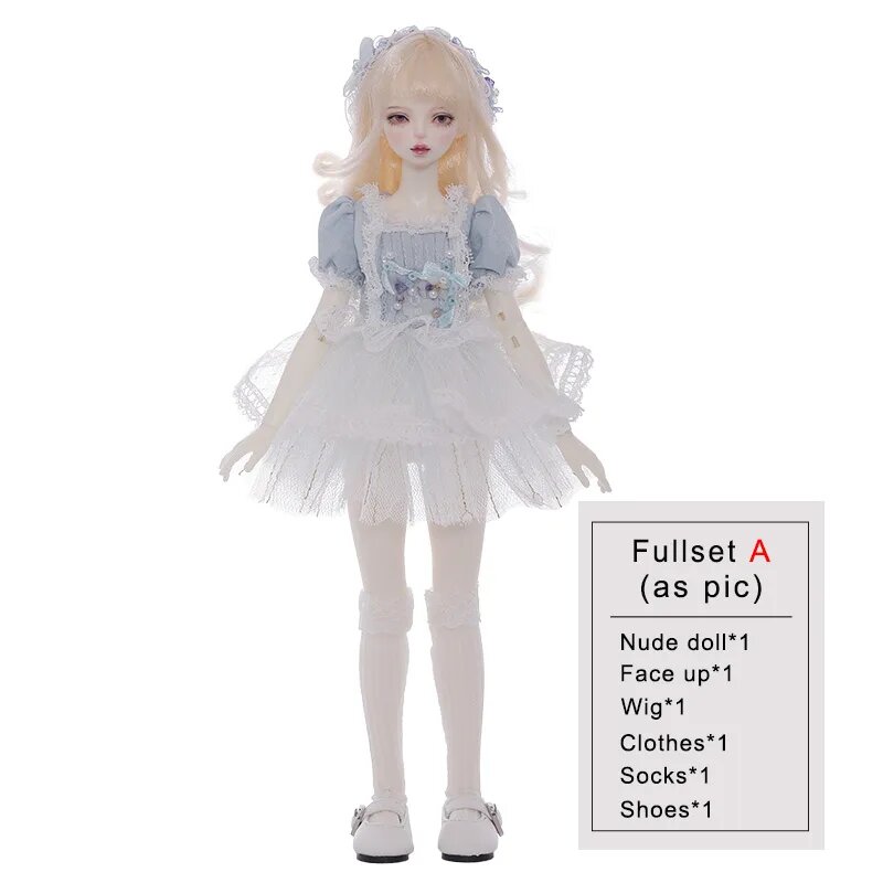 Oueneifs BJD кукла 1/6, Ynly Fullset A, Белый