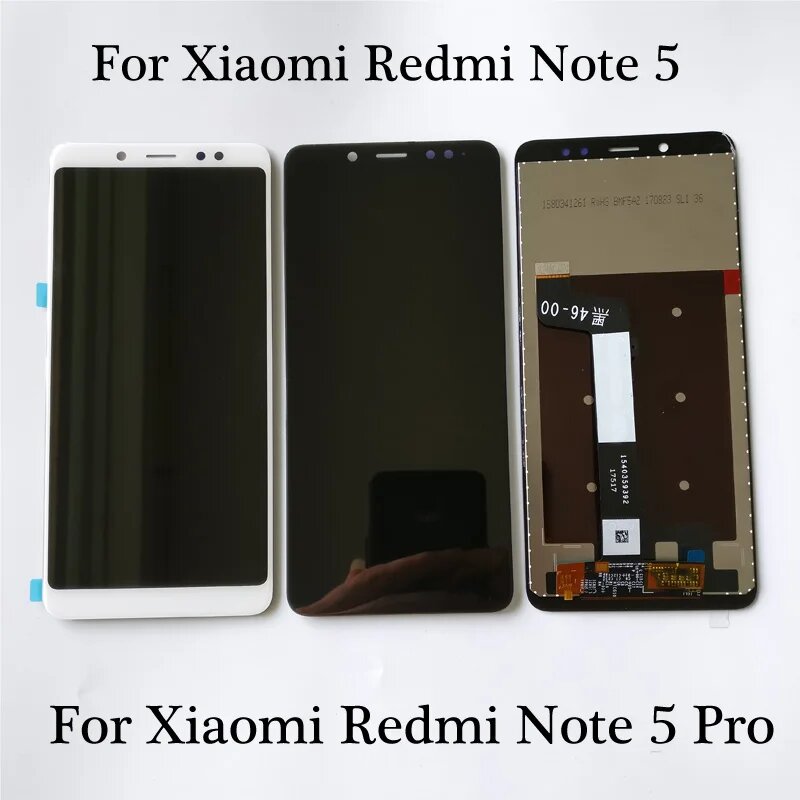 Для Xiaomi Redmi Note 5 Pro ЖК-дисплей с сенсорным экраном, хорошая замена дигитайзера в сборе для Xiaomi Redmi Note 5 5,99 дюймов Black Redmi Note 5