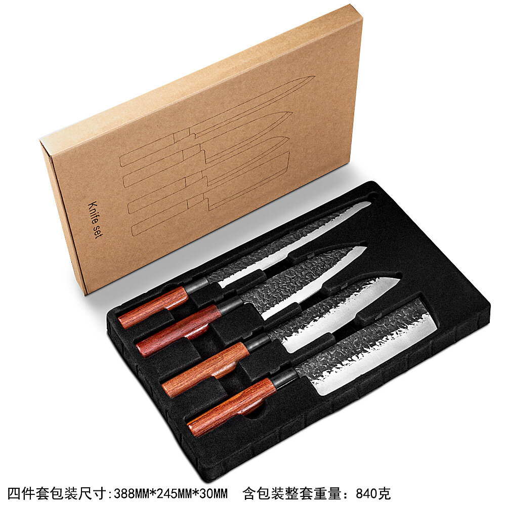 Кованый японский нож для лосося, нож для сашими, нож для суши, набор ножей для рыбы, кухонный нож в японском стиле.