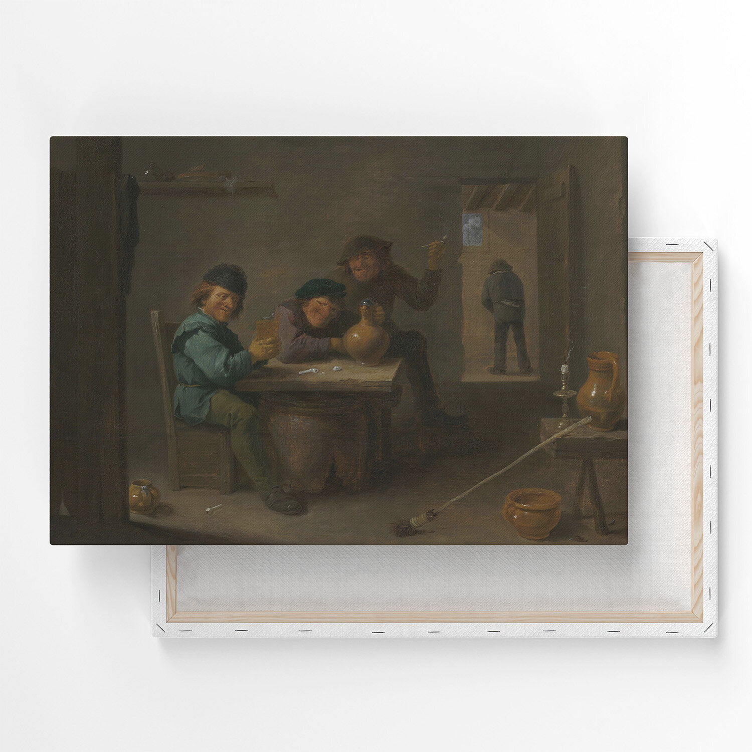 Картина на холсте, репродукция / Давид Тенирс Младший - Peasants in a Tavern / Размер 60 x 80 см