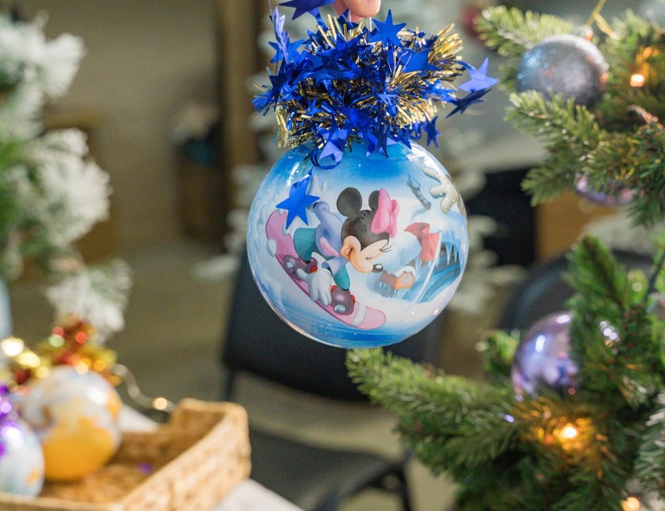 Детский шар микки маус И компания на сноубордах, 9.5 см, пластик, BEATREES Ш95006