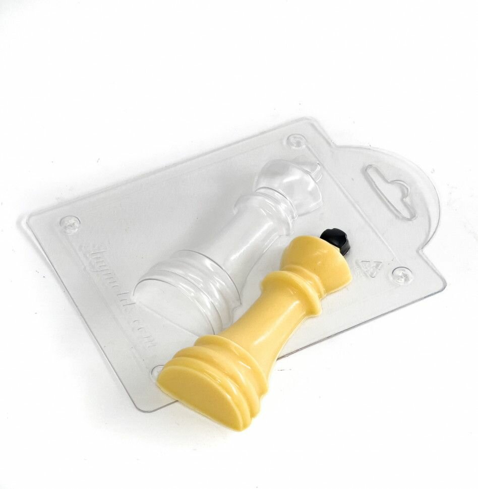 Король шахматы - формочка пластиковая для изготовления мыла, шоколада и гипсовых отливок