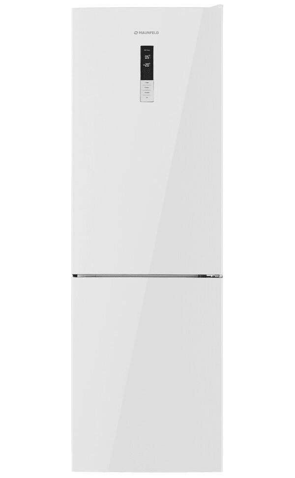 Двухкамерный холодильник Maunfeld MFF185NFW10 Inverter No frost, белый