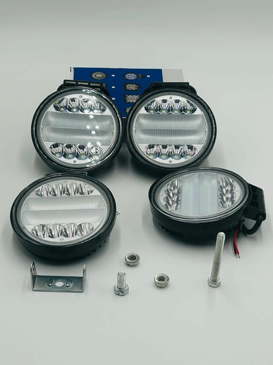 Универсальные фары противотуманные 72W 4шт 12-24V