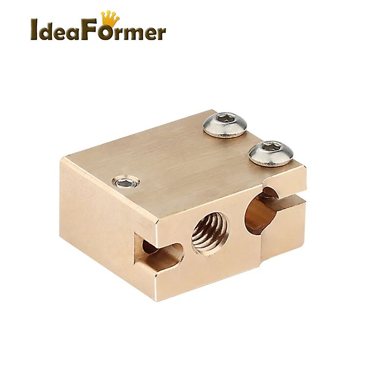 3D-блок нагревателя E3D V5 V6 IdeaFormer для 3D-принтеров Volcano PT100 Brass