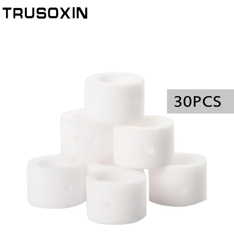 Расходные материалы для резака, Удлиненные Наконечники, электроды, газовое кольцо и фарфоровые кожухи для плазменного резака инвертора, фонарь PT31