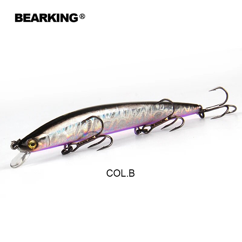 BEARKING Minnow блесна 12 см 12 г Фиолетовый, B