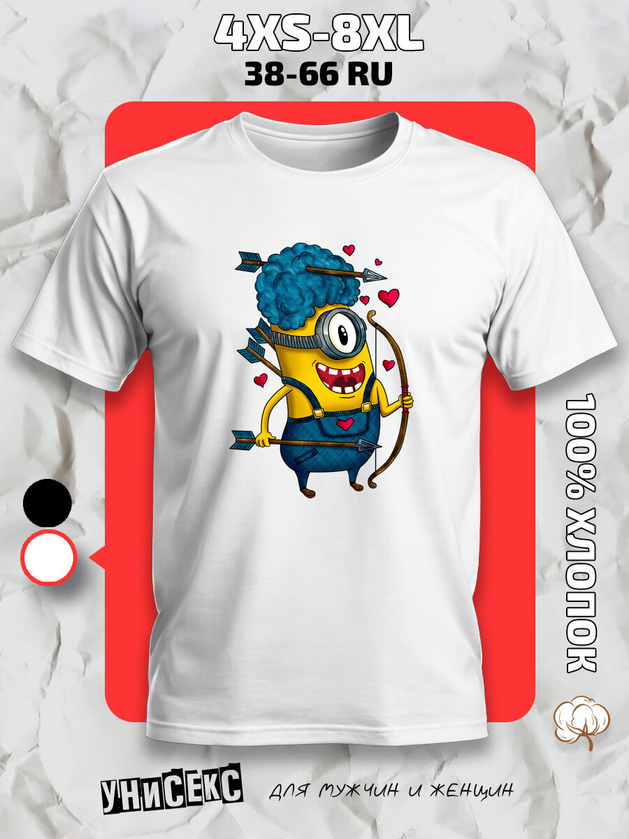 Футболка с принтом Миньоном Minions