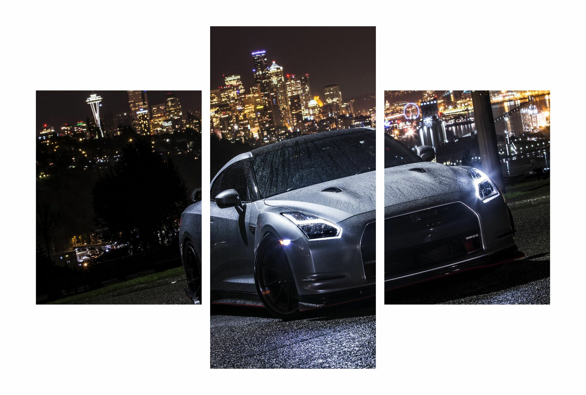 Модульная картина Nissan gtr (R35) 120х80