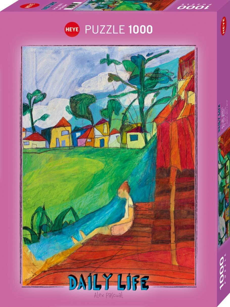 Пазл для взрослых Heye 1000 деталей: Повседневная жизнь. У реки