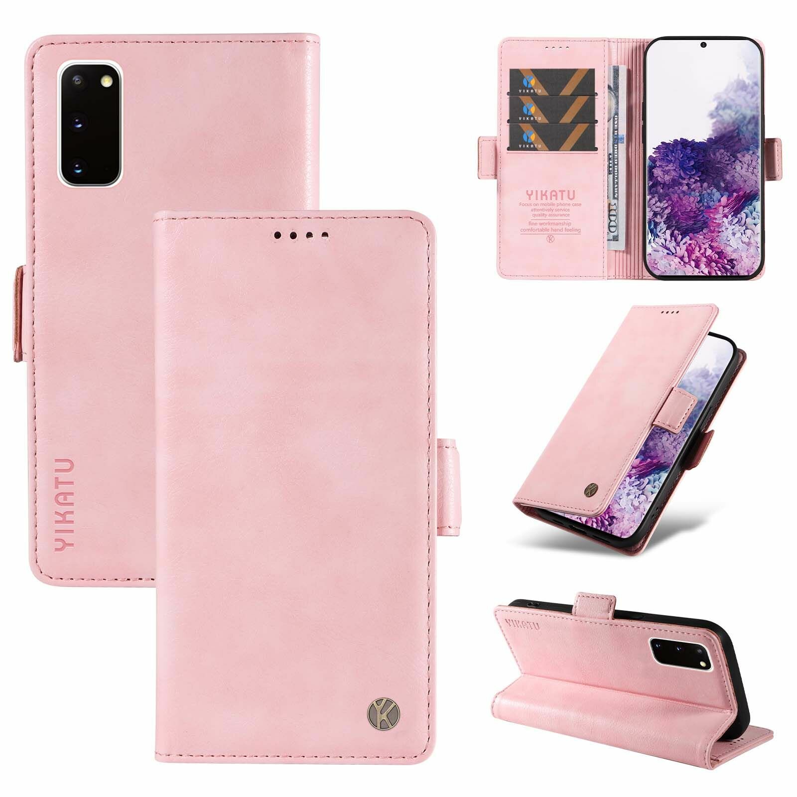 YIKATU Чехол Книжка Для Samsung Galaxy S20 (Самсунг Галакси С20) кошелек Флип Кожаный