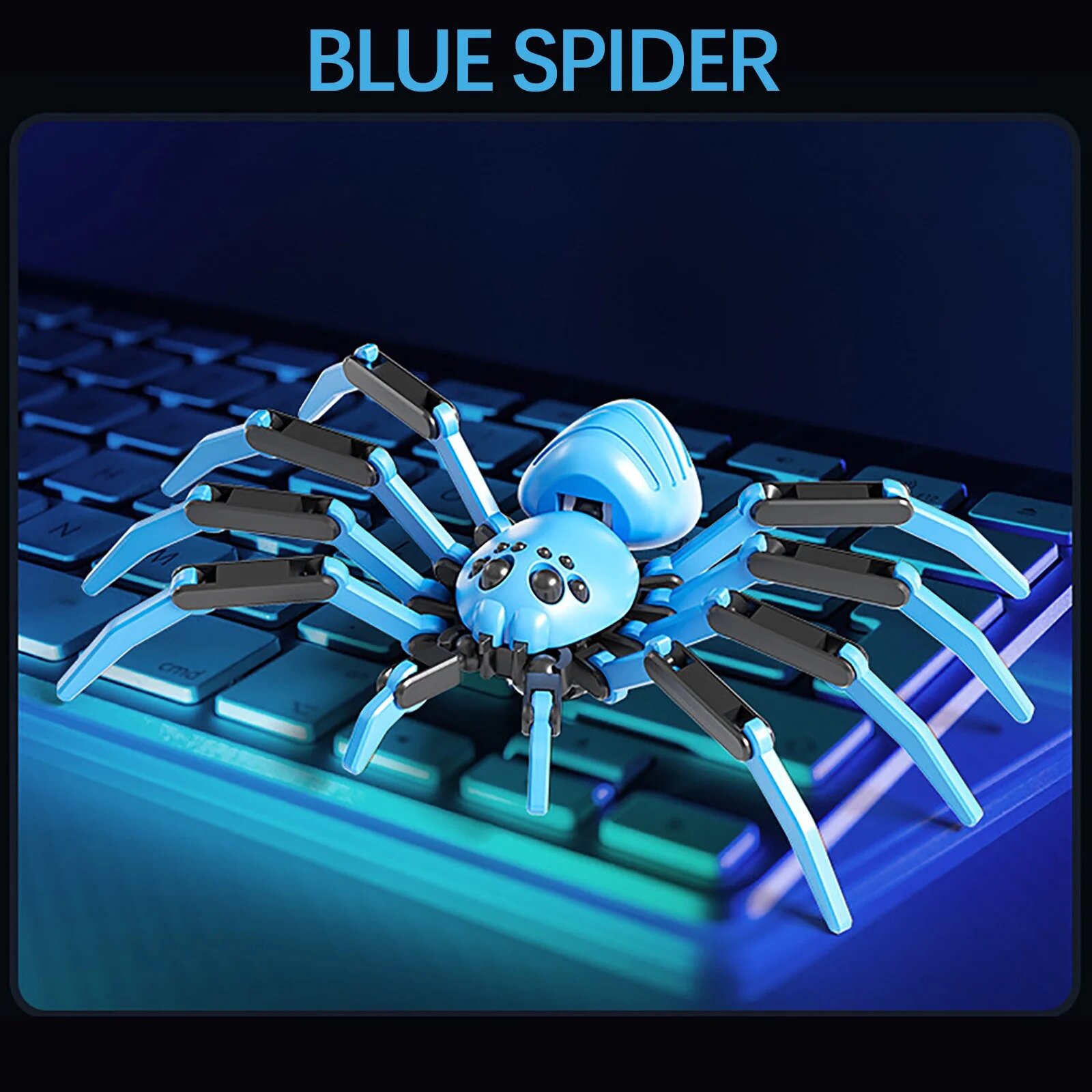 Фигурка робота-паука, модель T13 Spiders из ПВХ, многошарнирная подвижная, 3D-модель паука с нижней присоской, используе