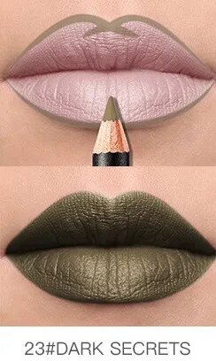 Pudaier 12-color водостойкий карандаш для губ 23