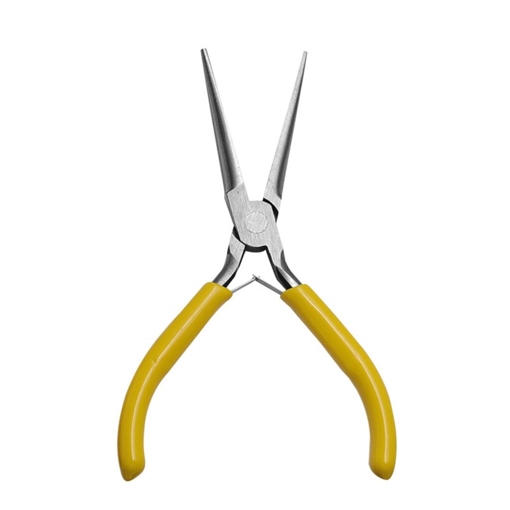 Дополнительные плоскогубцы с игольчатым наконечником из стальной проволоки с изогнутым наконечником и круглым наконечником-игольчатый наконечник