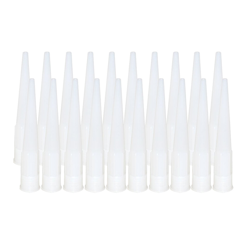 20 шт./компл. Насадка для Герметика, Наконечники Для Пистолета для Конопатки, Насадка для Конопатки Колбас, Насадка для Конопатки, Аппликатор Для Отделки