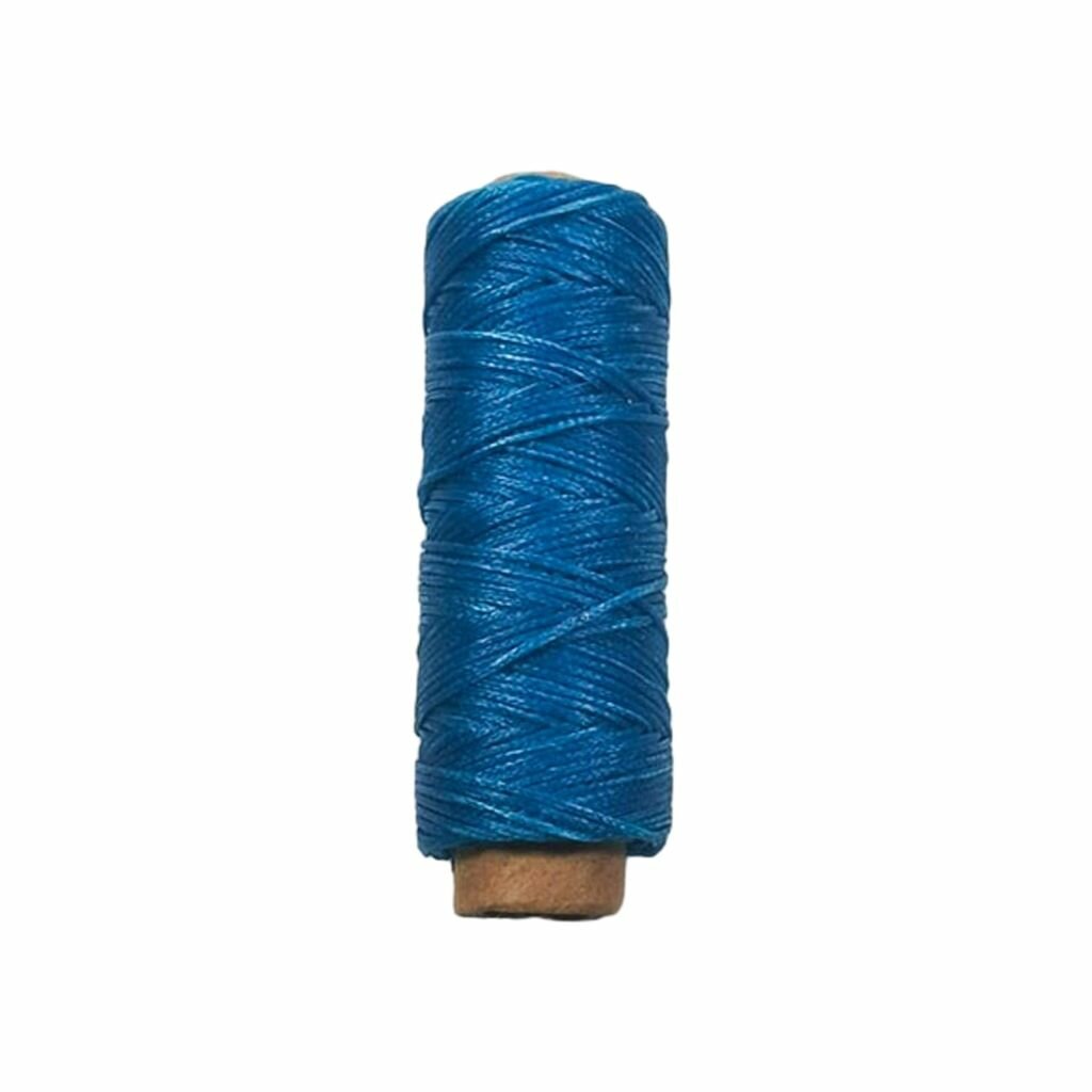 Вощеная нить для депиляции кожи ручной работы своими руками-голубое озеро