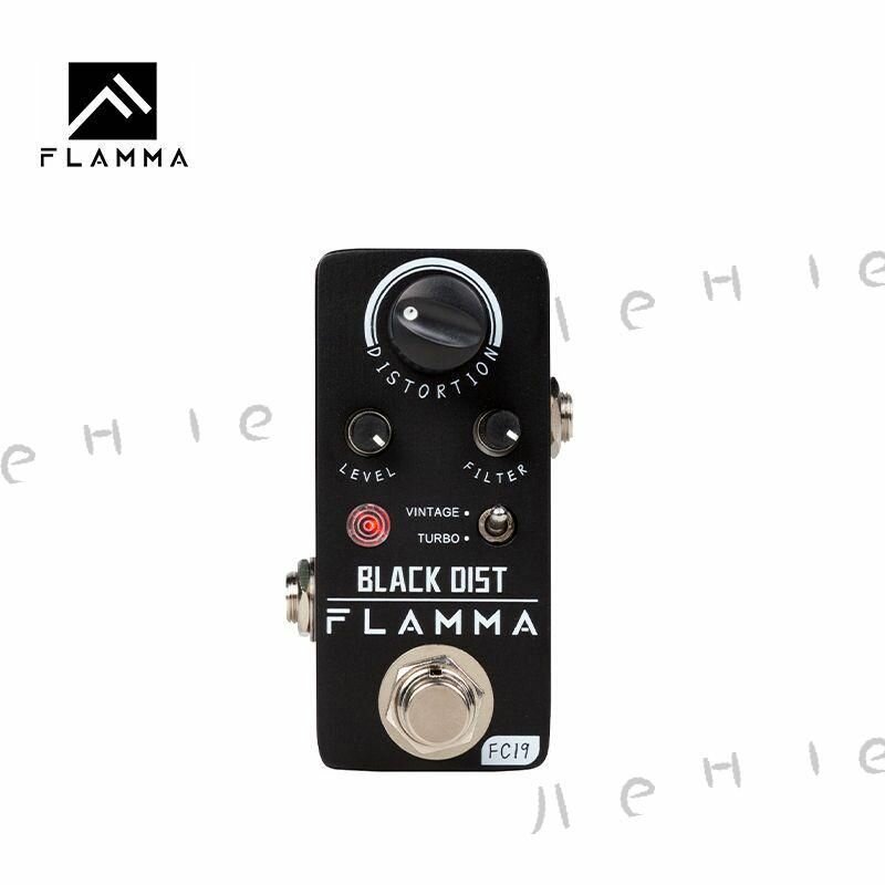 FLAMMA FC19 Педаль гитарных эффектов Distortion Vintage и Turbo Mode Функция True Bypass-Xt