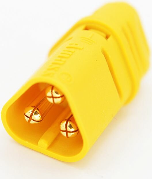 Вилка AMASS MT30-M Вилка питания DC MT30 "папа" PIN: 3 на провод пайка 15А 500В 1шт