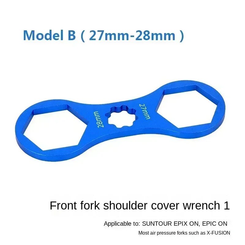 TOOPRE Плечевой ключ для вилок XCR XCT XCM RST 8/12T 27/28 мм Blue B 27mm-28mm