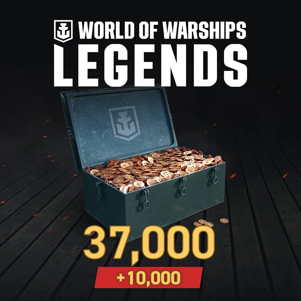 Виртуальная валюта World of Warships: Legends - 47,000 Doubloons PS5, для PlayStation, Турция