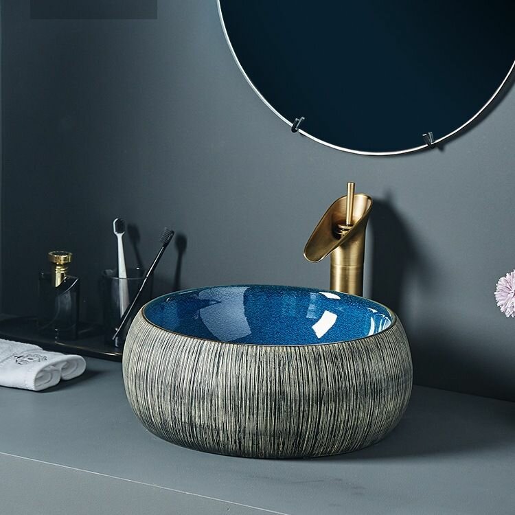 Раковина, Керамические материалы , подходящие для дома, гостиницы и т. д/ винтажная